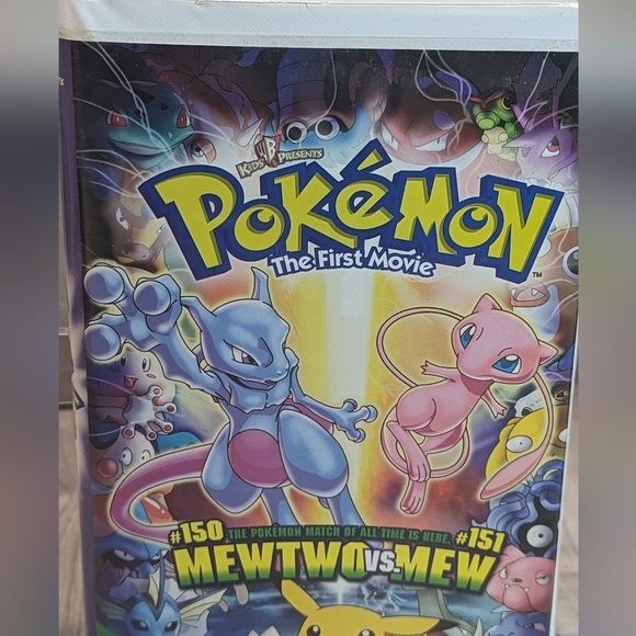 Nintendo | Media | Vtg Y2k Pokemon The St Movie Vhs Tapes Mewtwo Vs Mew ...